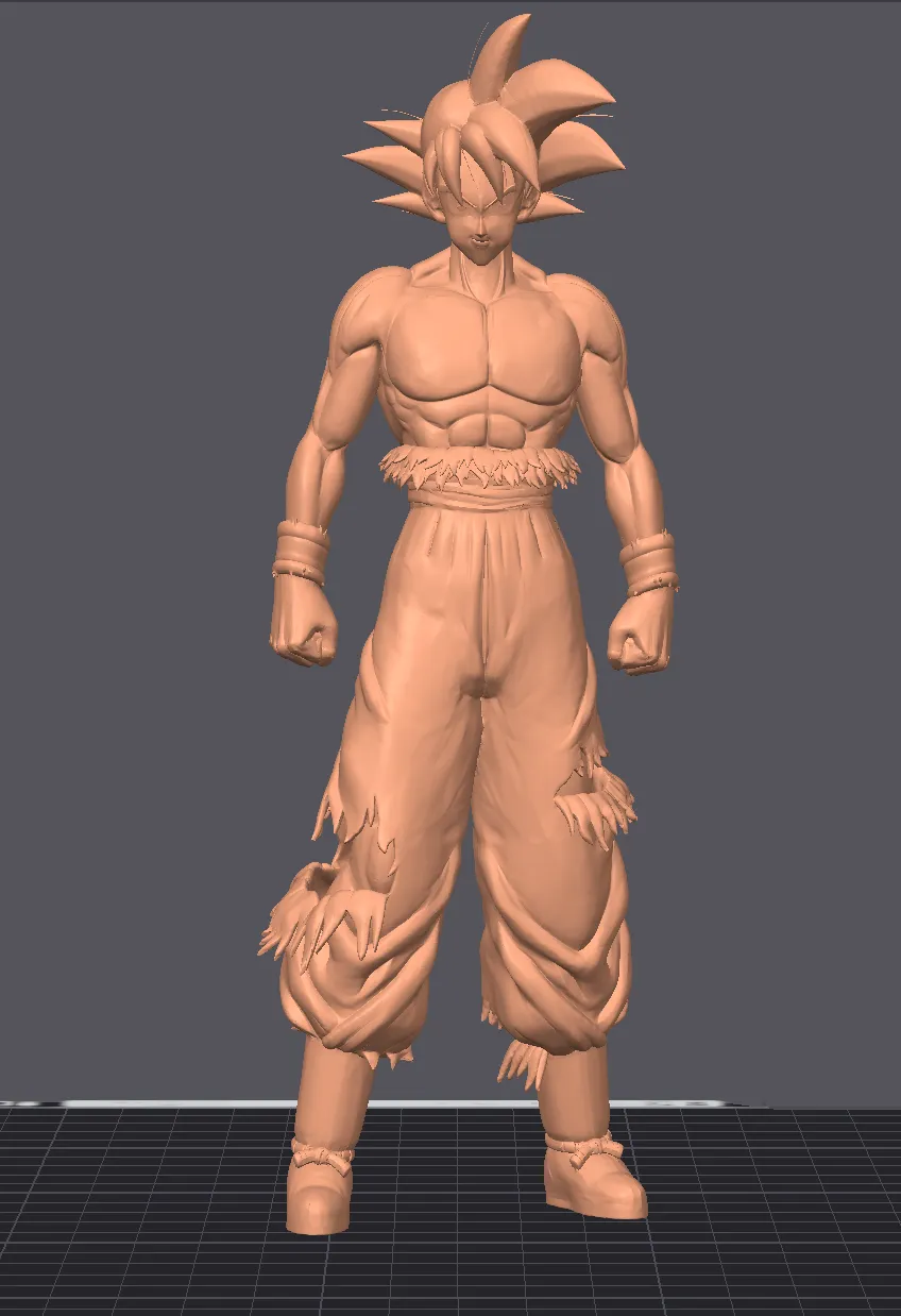 Ultra Instinct Goku v2 DragonBall 3D Model - Free 3D Print Model ...