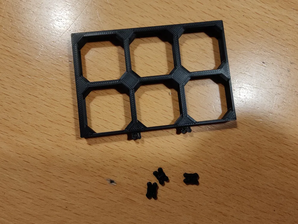 openGrid Parametric grid with edges Remixed by Jan MakerWorld: Download ...