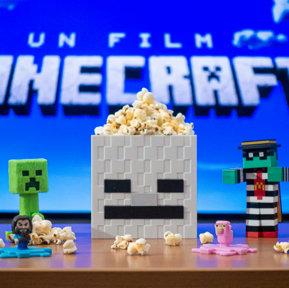 Minecraft Skeleton popcorn bucket by Astro Factory MakerWorld: Download ...