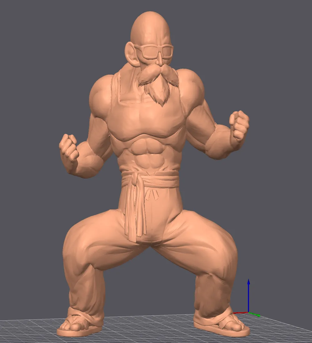 Master Roshi 2 DragonBall 3D Model by Ryan @ TheMajinLab MakerWorld ...