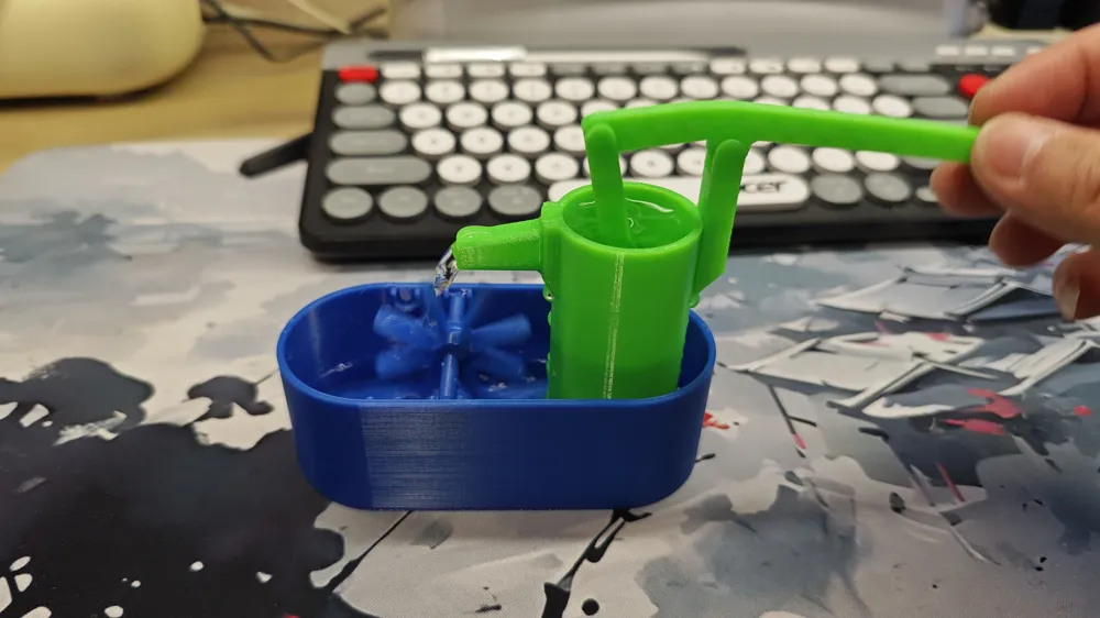 Manual Water Well Bath Toy by cdhchaoren - MakerWorld