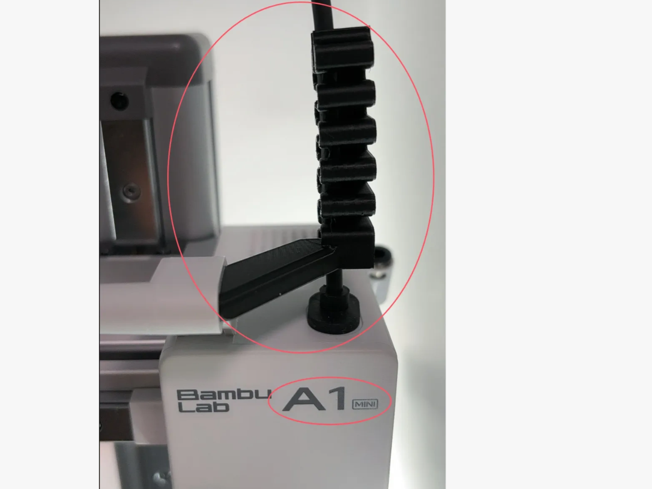 A1 mini extruder cable protection spring, vibration damping, wear ...