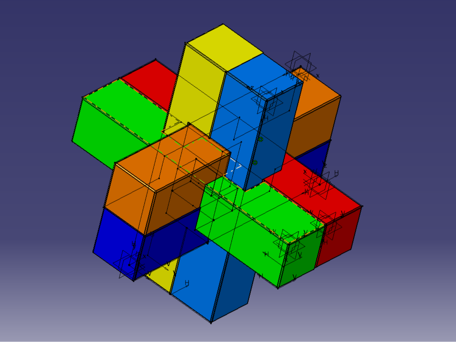 Luban Lock - 6 Pillars by user_2904210499 - MakerWorld