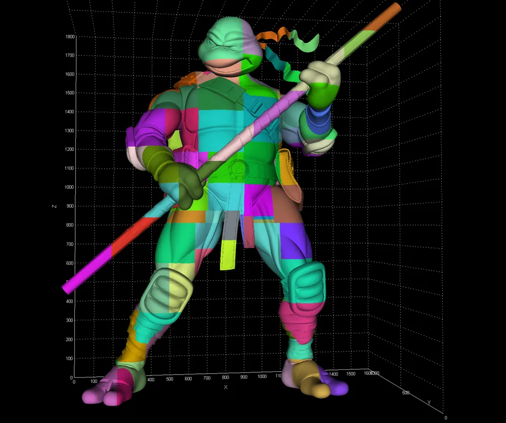 Life-Size Ninja Turtle Donatello 3D Model Part 1 - Free 3D Print Model ...