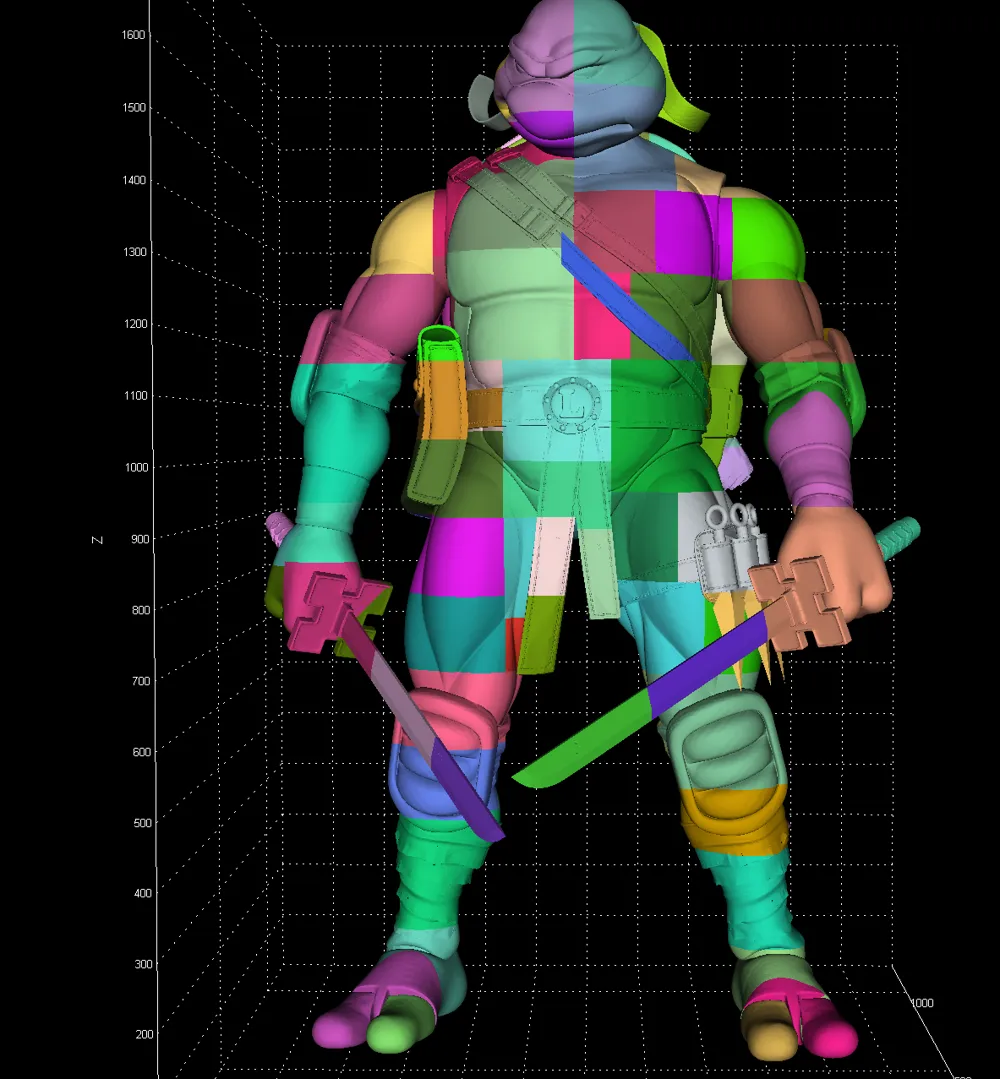 Life-Size Ninja Turtle Leonardo 3D Model Part 1 by Ryan MakerWorld ...
