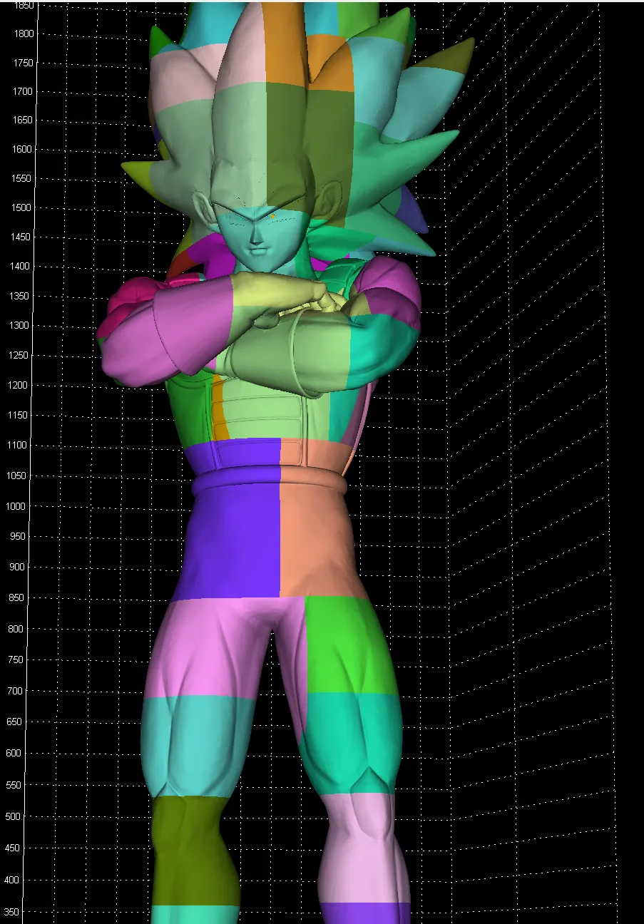 Life-Size Vegeta Ultra Ego 3 Full Power 3D Model by RyanMakerWorld ...