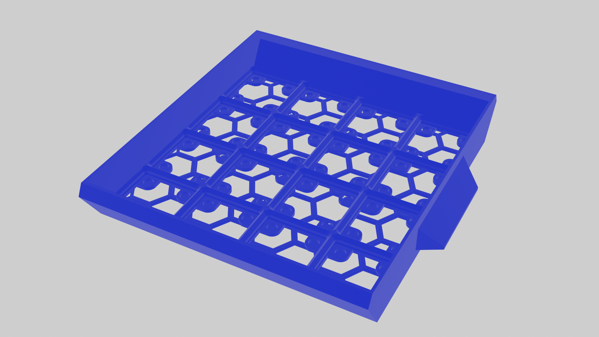 Under Desk Drawer Gridfinity Magnet Frame by N1ght_forge - MakerWorld