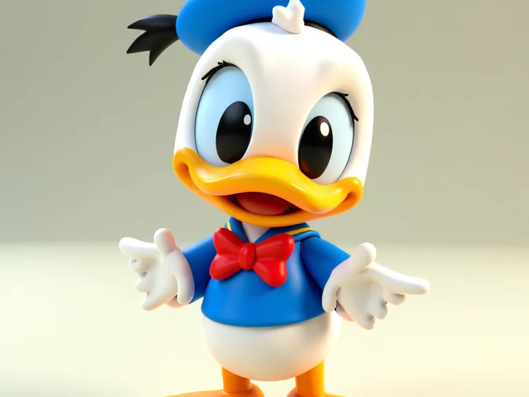 Baby Donald Duck 3D Model by RyanMakerWorld: Download Free 3D Models