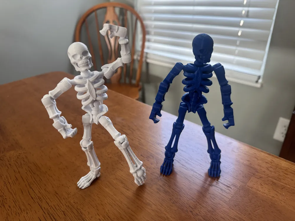 poseable skeleton by Chronosynthesis - MakerWorld