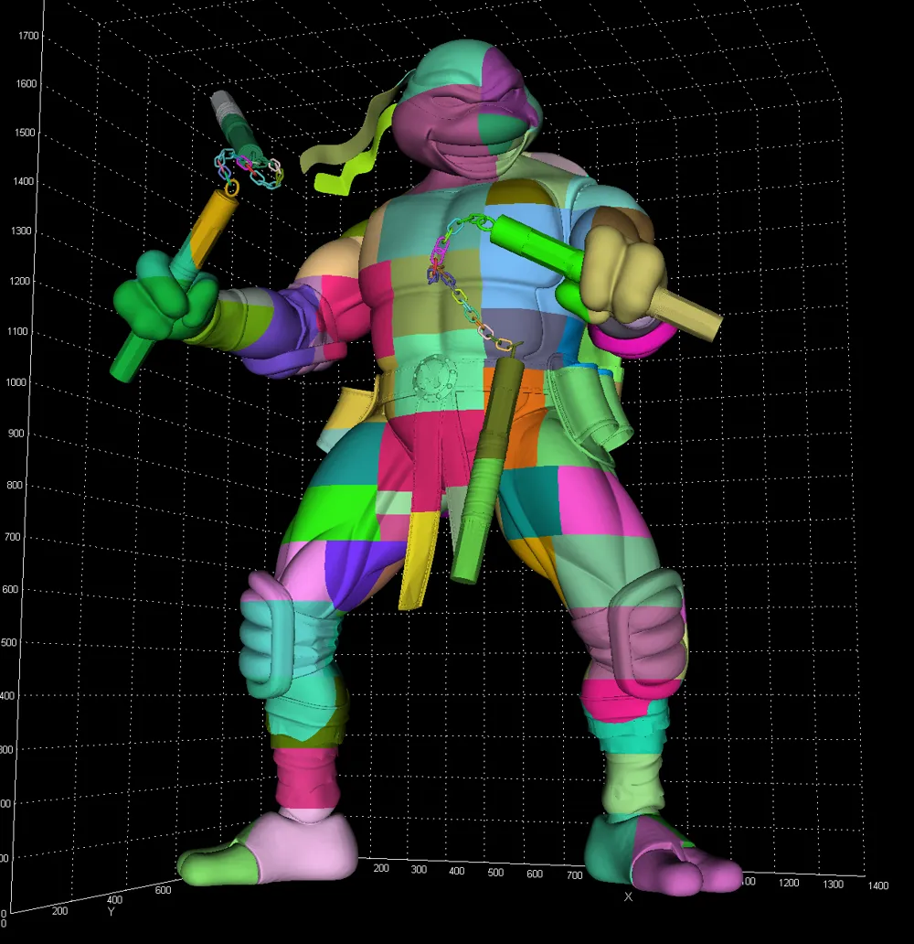 LifeSize Michelangelo NinjaTurtle 3D Model Part 2 by Ryan MakerWorld ...