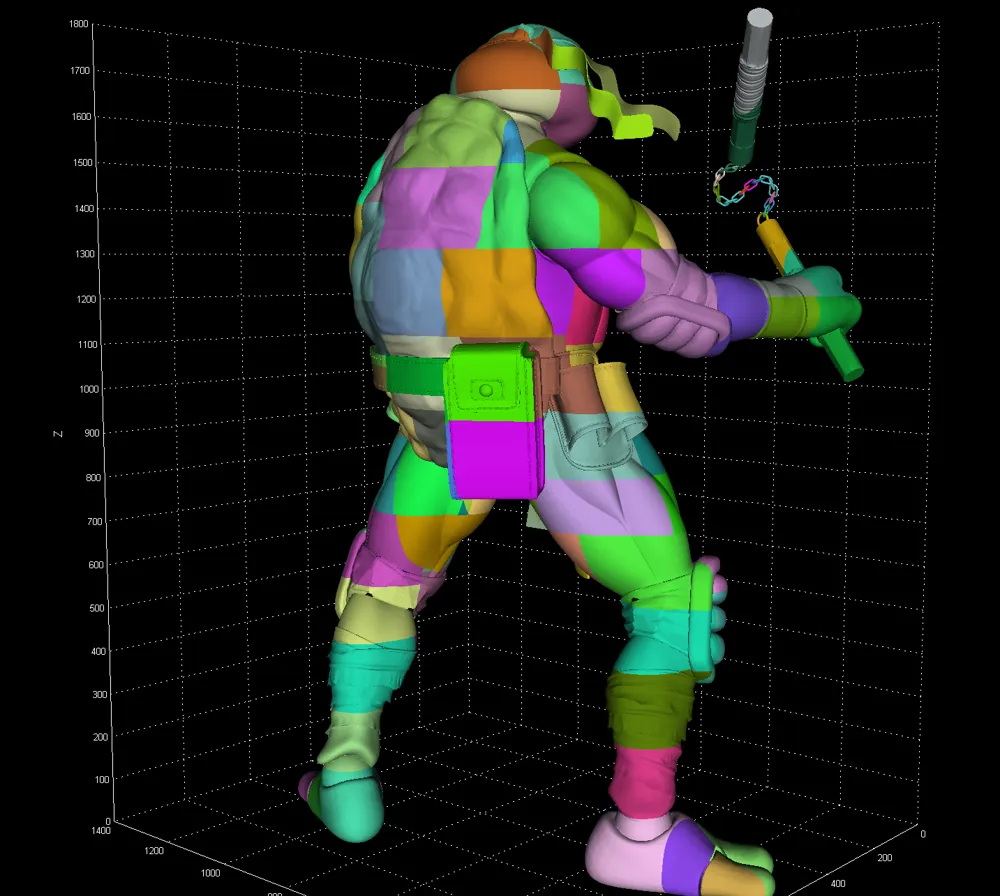 LifeSize Michelangelo Ninja Turtle 3D Model Part 3 by Ryan ...