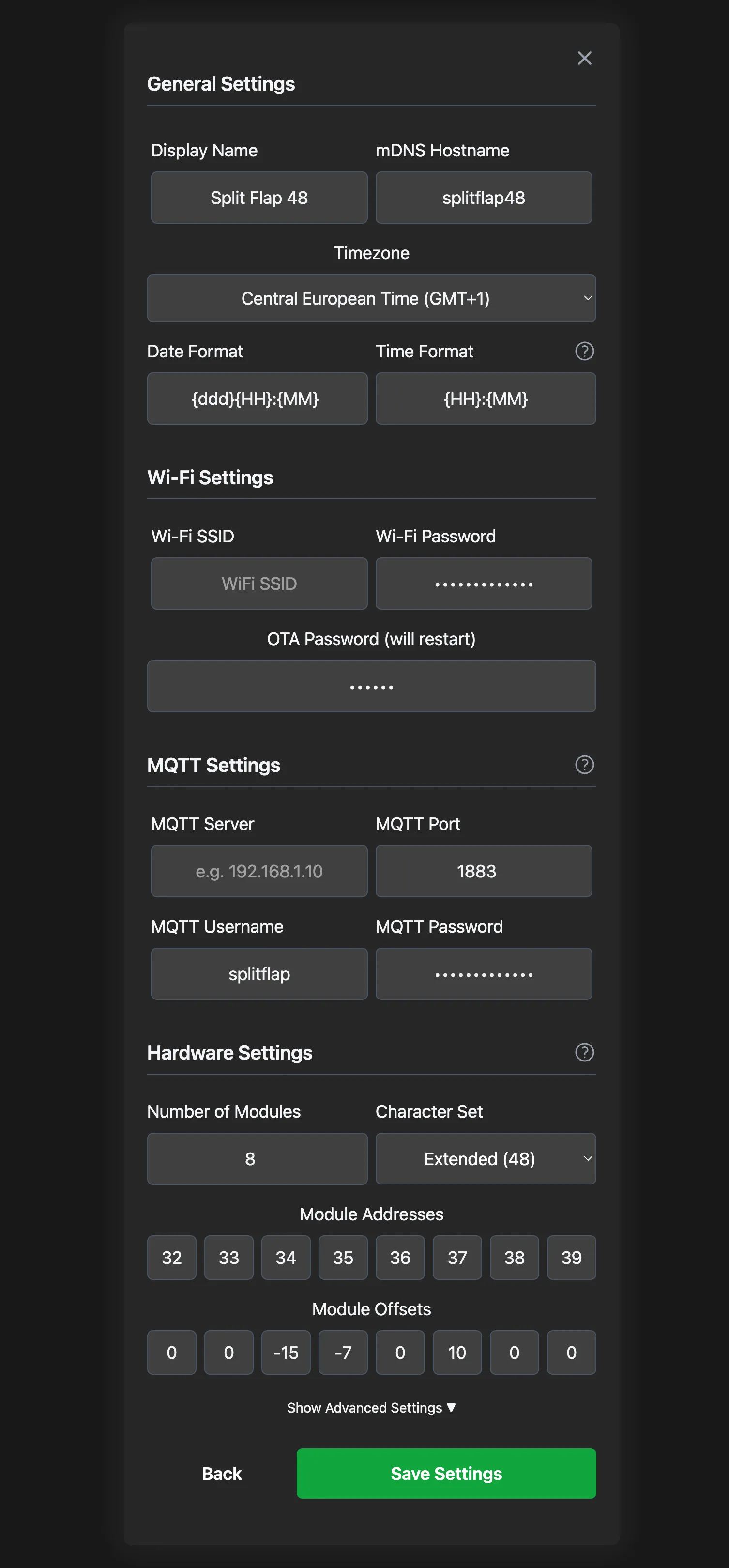 Split Flap Display - Extended Charset 48 flaps Remixed by Thom Koopman ...