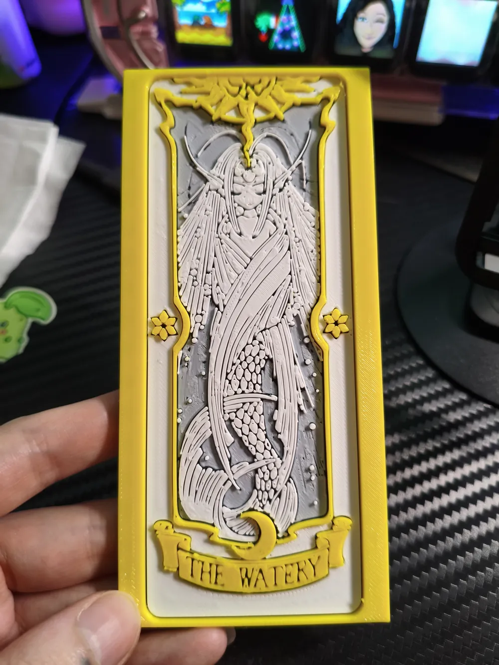 [Cardcaptor Sakura] Clow Card - Water - Free 3D Print Model - MakerWorld