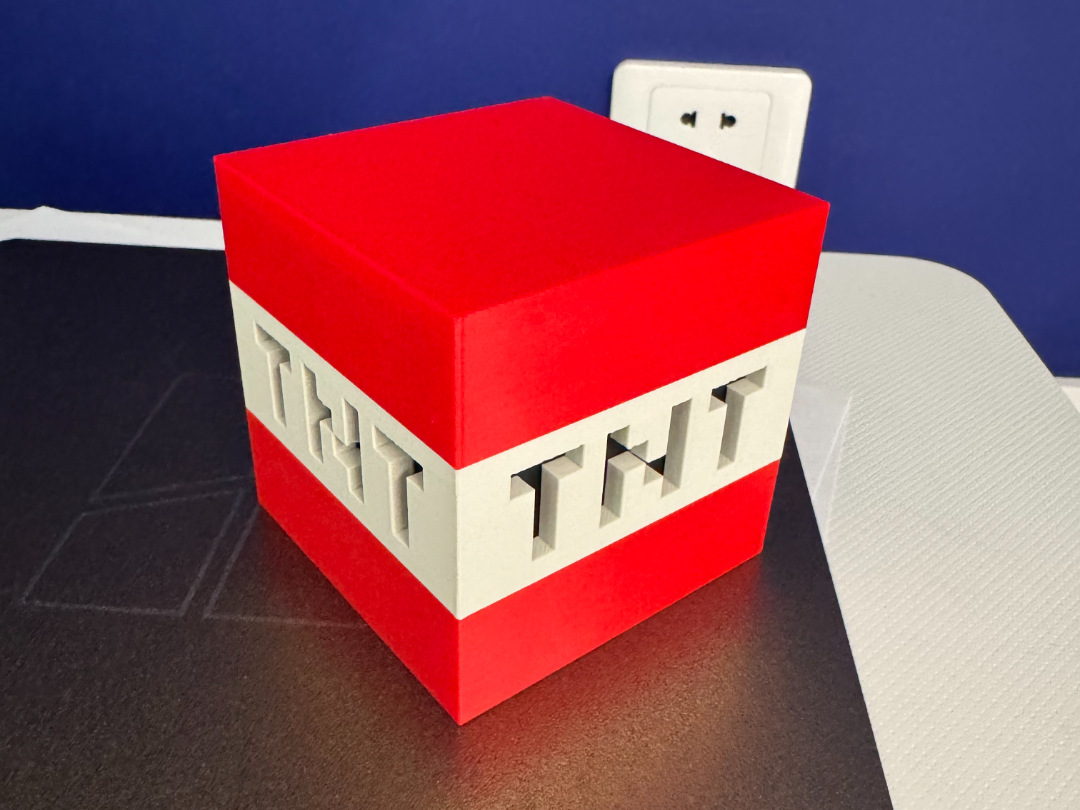 Mi mundo caja de almacenamiento TNT, figura decorativa por user ...