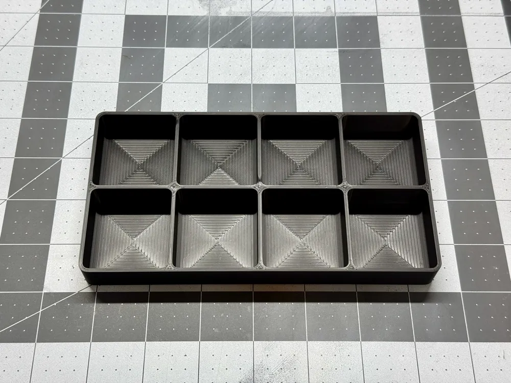 8 equal inserts for 2 Layer Hinged Storage Box Remixed by T23 - MakerWorld