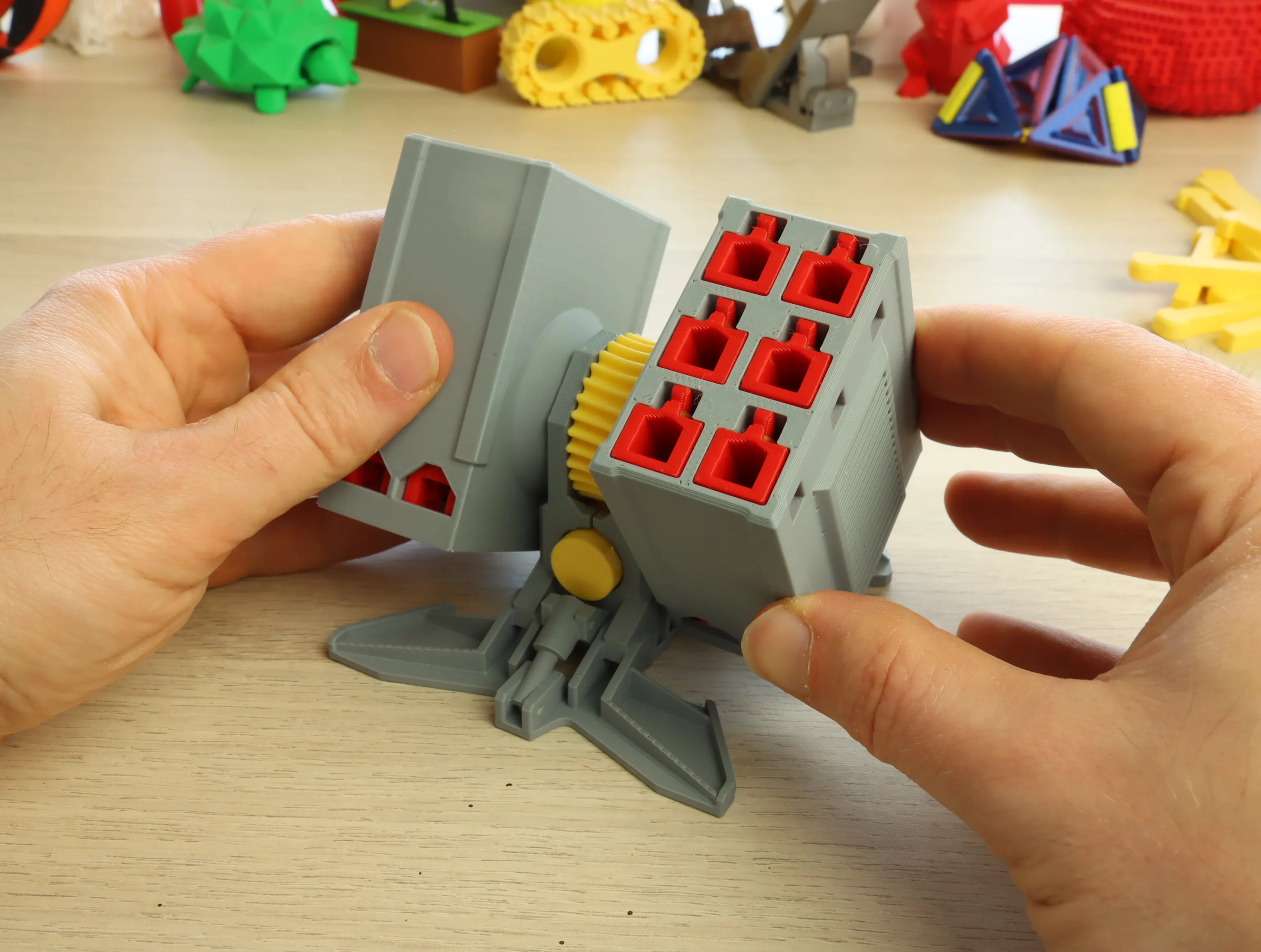 MISSILE TURRET TOY by printchallenge MakerWorld: Download Free 3D Models