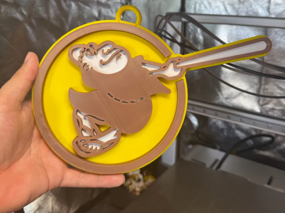 San Diego Padres Friar Jumbo Fan Chain by oscars A1 - MakerWorld
