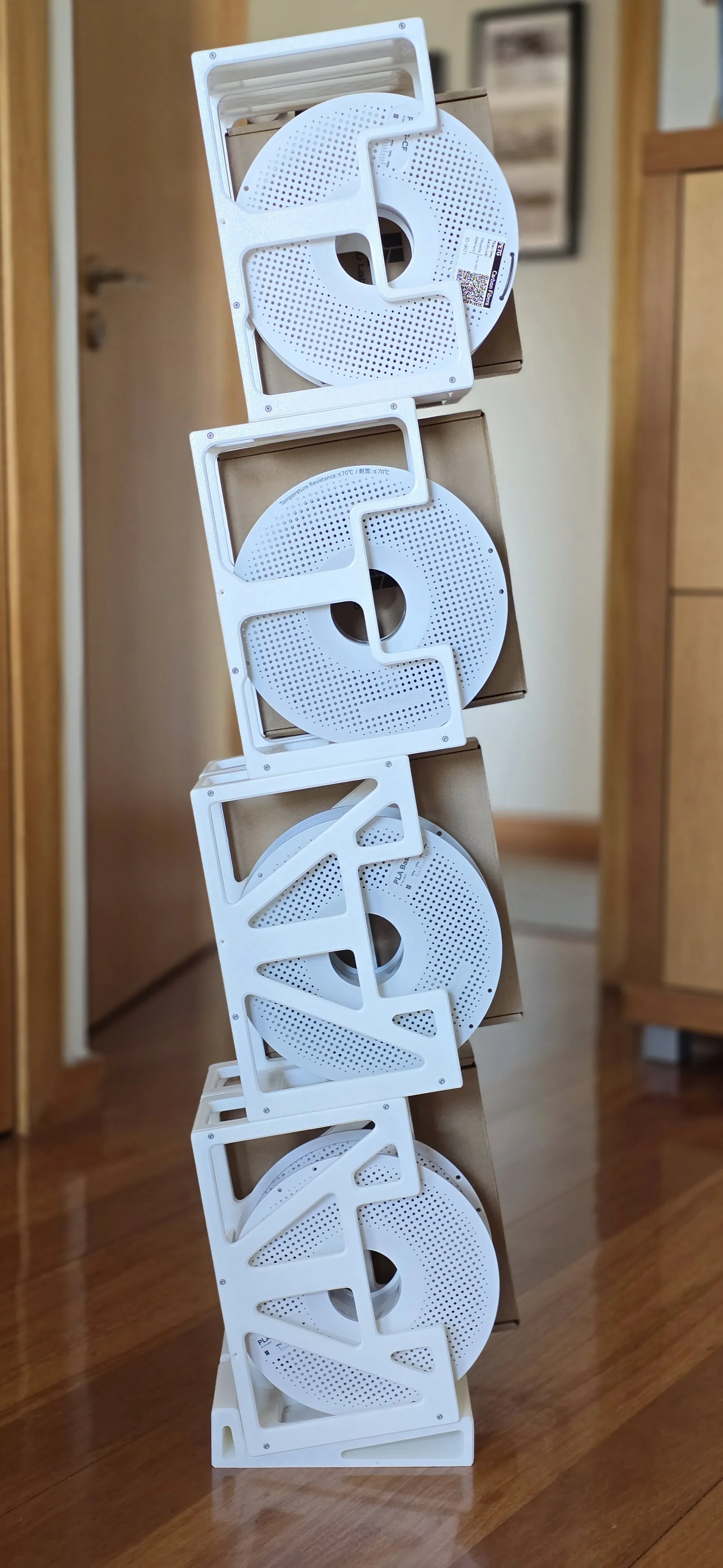 Racks4All - Spools Rack - Free 3D Print Model - MakerWorld