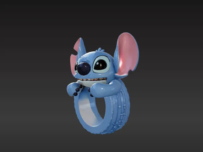 Stitch Ring No.2 by xiaoyu MakerWorld: Download Free 3D Models