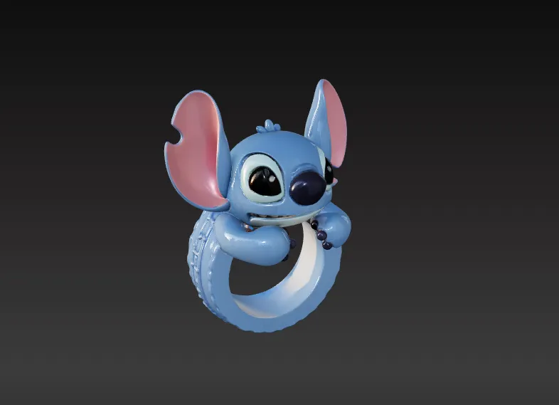 Stitch Ring No.2 by xiaoyu MakerWorld: Download Free 3D Models