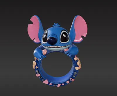 Stitch Ring No.1 by xiaoyu MakerWorld: Download Free 3D Models