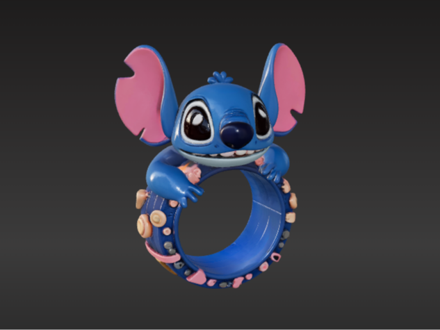 Stitch Ring No.1 by xiaoyu MakerWorld: Download Free 3D Models
