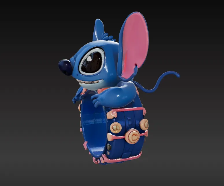 Stitch Ring No.1 by xiaoyu MakerWorld: Download Free 3D Models