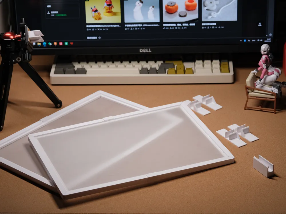 Desktop Diffuser/Reflector/Light-Reducing Panel Kit (compatible with ...