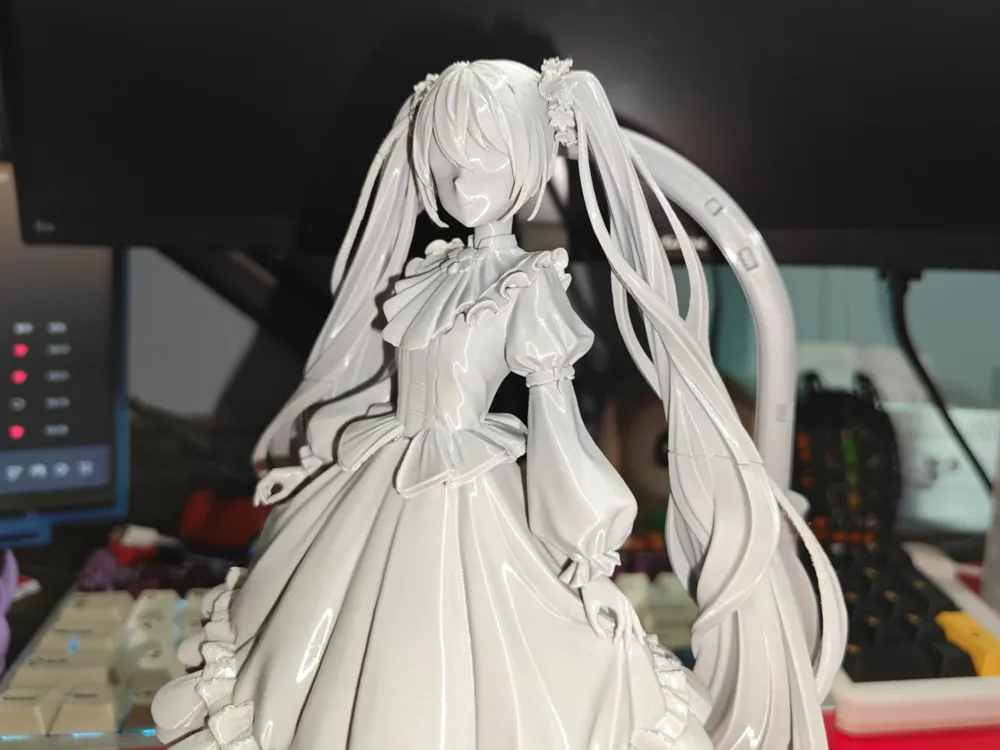 Hatsune Miku Vocaloid Miku Figurine by rose MakerWorld: Download Free ...