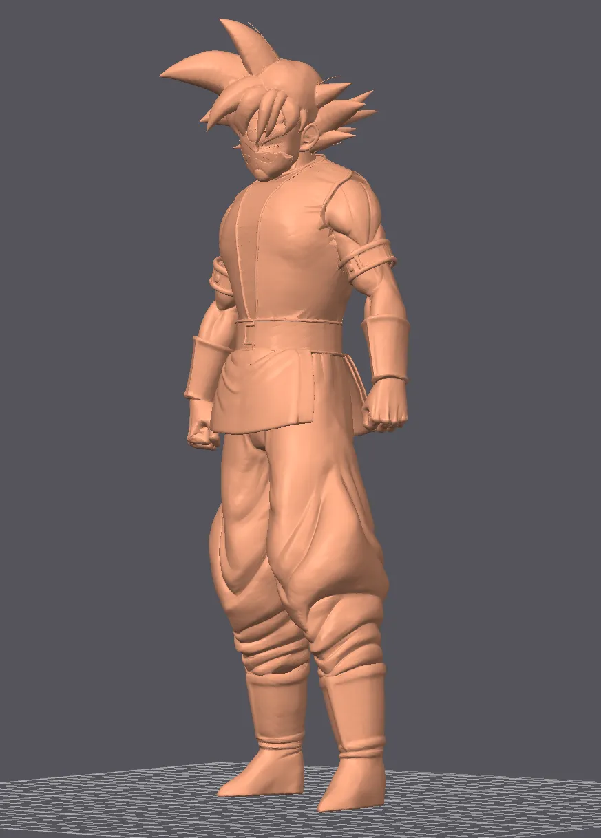 Crimson Masked Saiyan Dragonball 3D Model - Free 3D Print Model ...