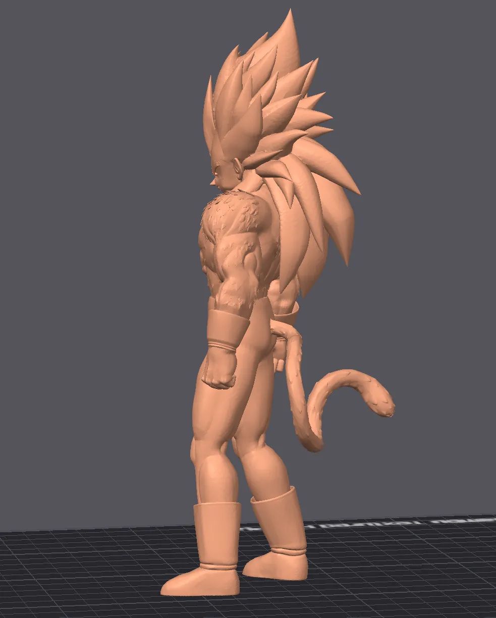 Vegeta Super Saiyan 4 Dragon Ball 3D Model by Ryan MakerWorld: Download Free 3D Models
