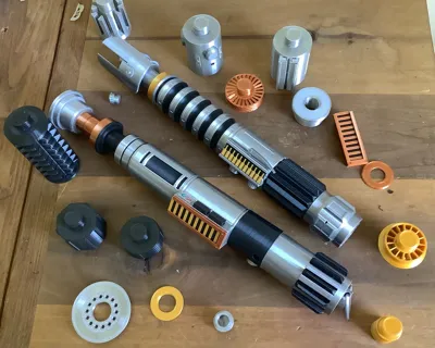 Build Your Own Lightsaber, Parts Collection 1 by 3D E MakerWorld ...