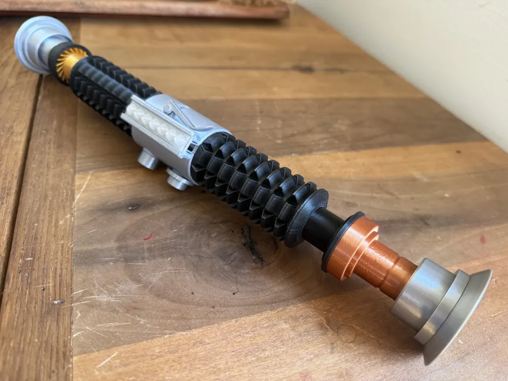 Build Your Own Lightsaber, Parts Collection 1 by 3D E MakerWorld: Download Free 3D Models