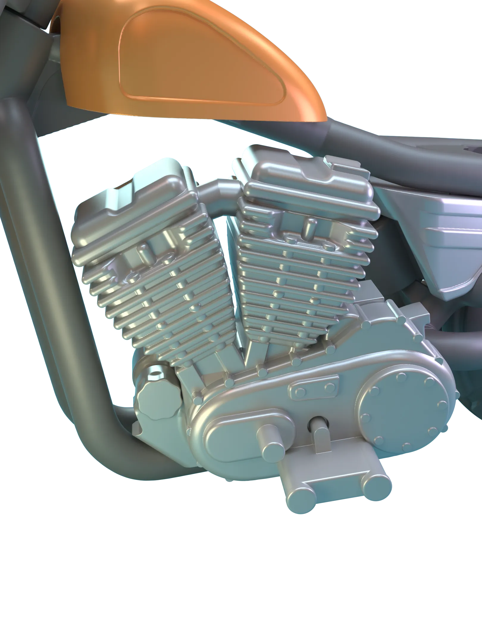 Harley Sportster Motorcycle Kit - Free 3D Print Model - MakerWorld