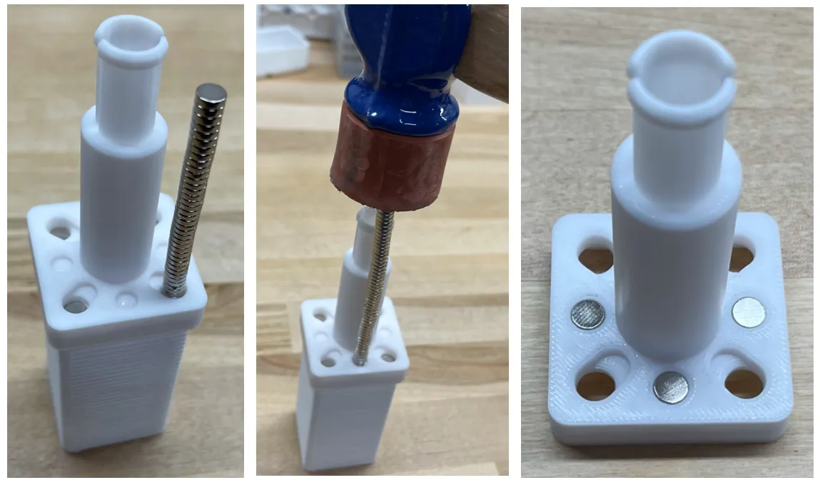 Gridfinity Magnet Installer - Press Fit - No Glue - Free 3D Print Model ...