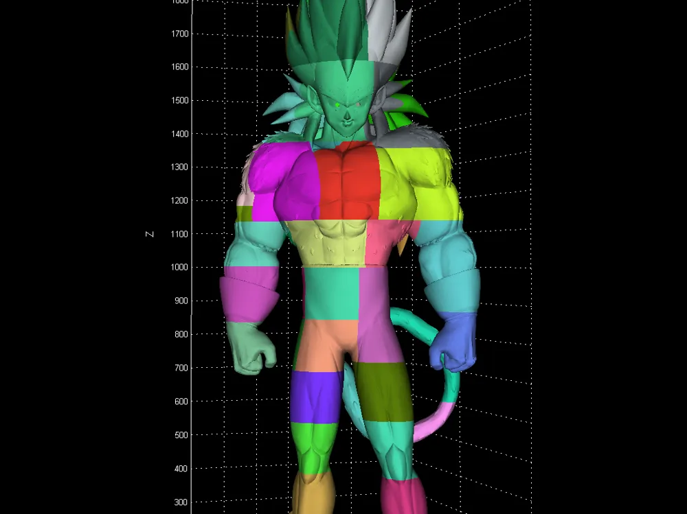 Life-Size Vegeta Super Saiyan 4 Dragon Ball 3D Model by Ryan MakerWorld: Download Free 3D Models