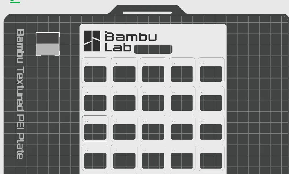 Bambu Lab Official Filament Swatch Display (Rounded Corners) (AMS-free ...