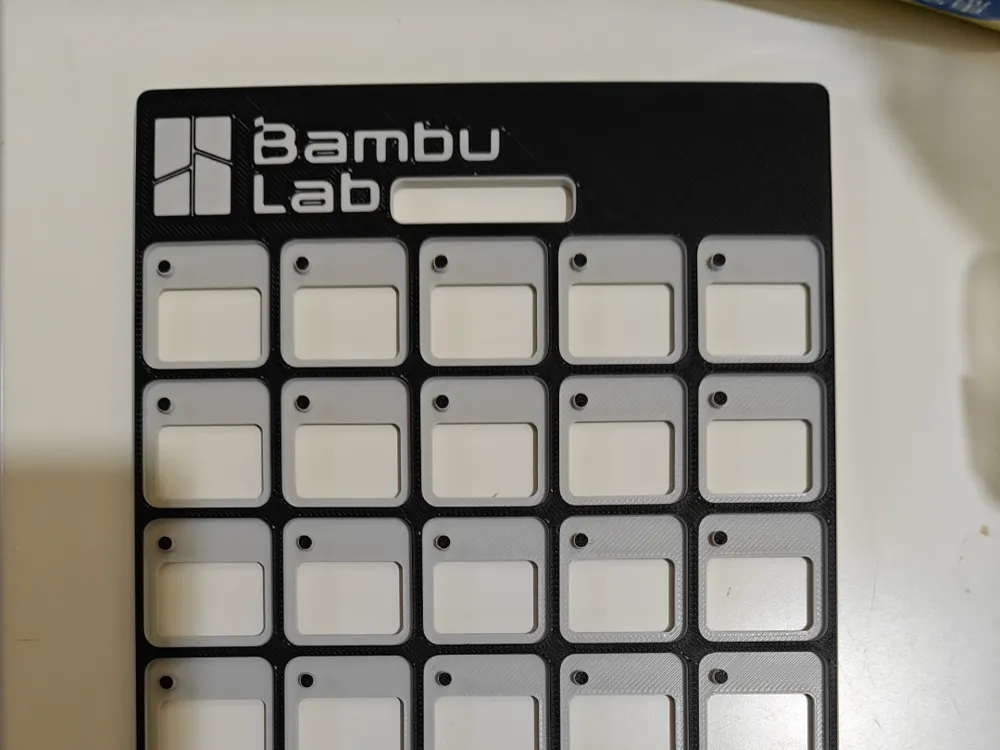 Bambu Lab Official Filament Swatch Display (Rounded Corners) (AMS-free ...