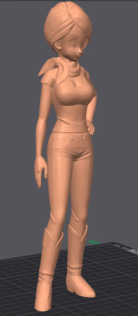 Bulma Z DragonBall 3D Model by Ryan @ TheMajinLab MakerWorld: Download Free 3D Models