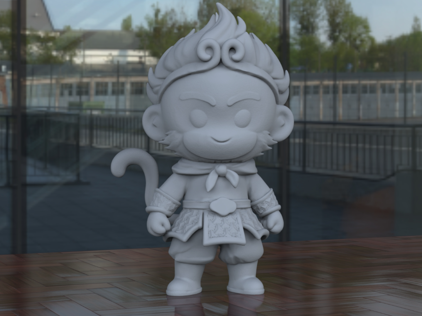 Q Version Sun Wukong by Chocobo MakerWorld: Download Free 3D Models