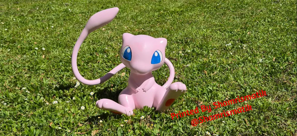 Life-Size Mew Pokemon 3D Model - Free 3D Print Model - MakerWorld