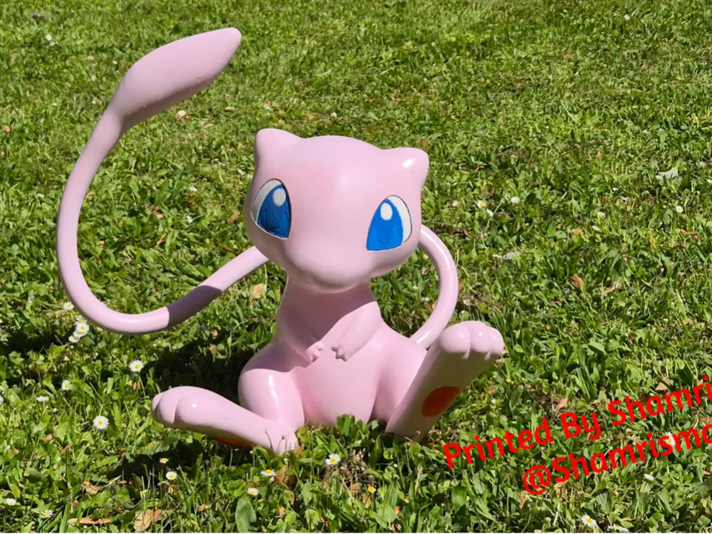 Life-Size Mew Pokemon 3D Model by Ryan @ TheMajinLab MakerWorld ...