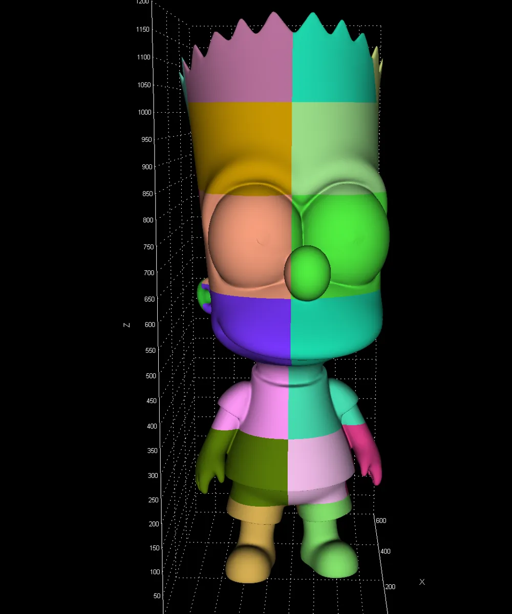 Life-Size Bart Simpson 3D Model by Ryan MakerWorld: Download Free 3D Models