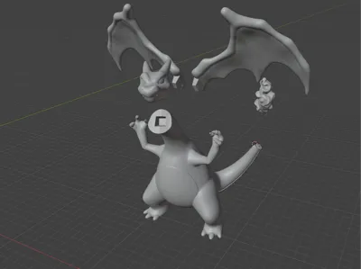 Life-Size Charizard Pokémon 3D Model by Ryan MakerWorld: Download Free ...