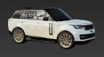 Land Rover Range Rover car model, 1:64 scale, small and cute, with ...