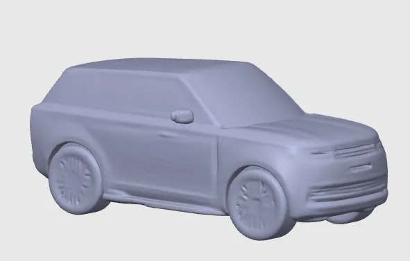 Land Rover Range Rover car model, 1:64 scale, small and cute, with ...