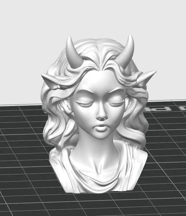 Buste d'Ao Run (Nezha 2) par Yun Peng - MakerWorld