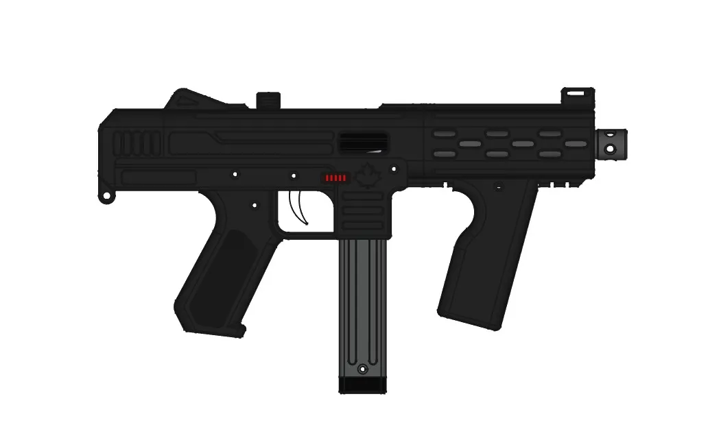 SPCTRM SMG-10: Shell-Ejecting Toy Blaster - Free 3D Print Model ...