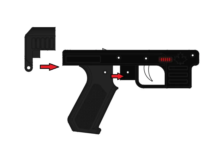 SPCTRM SMG-10: Shell-Ejecting Toy Blaster - Free 3D Print Model ...