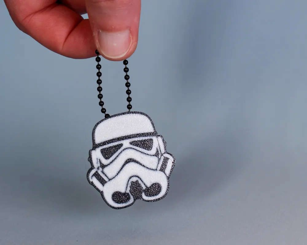 Stormtrooper Helmet Fidget Clicker - Keychain by Clickify 3D MakerWorld ...